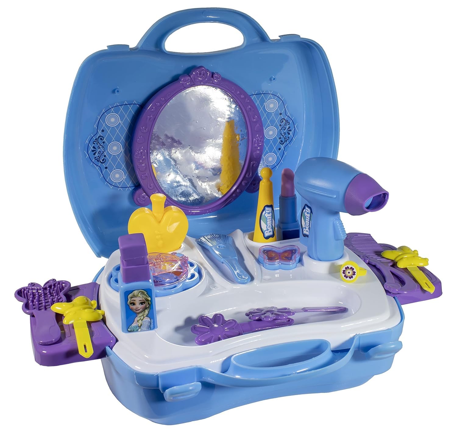 Frozen Beauty Makeup Set of Girls| Light Weight Portable Plastic Suitc ...